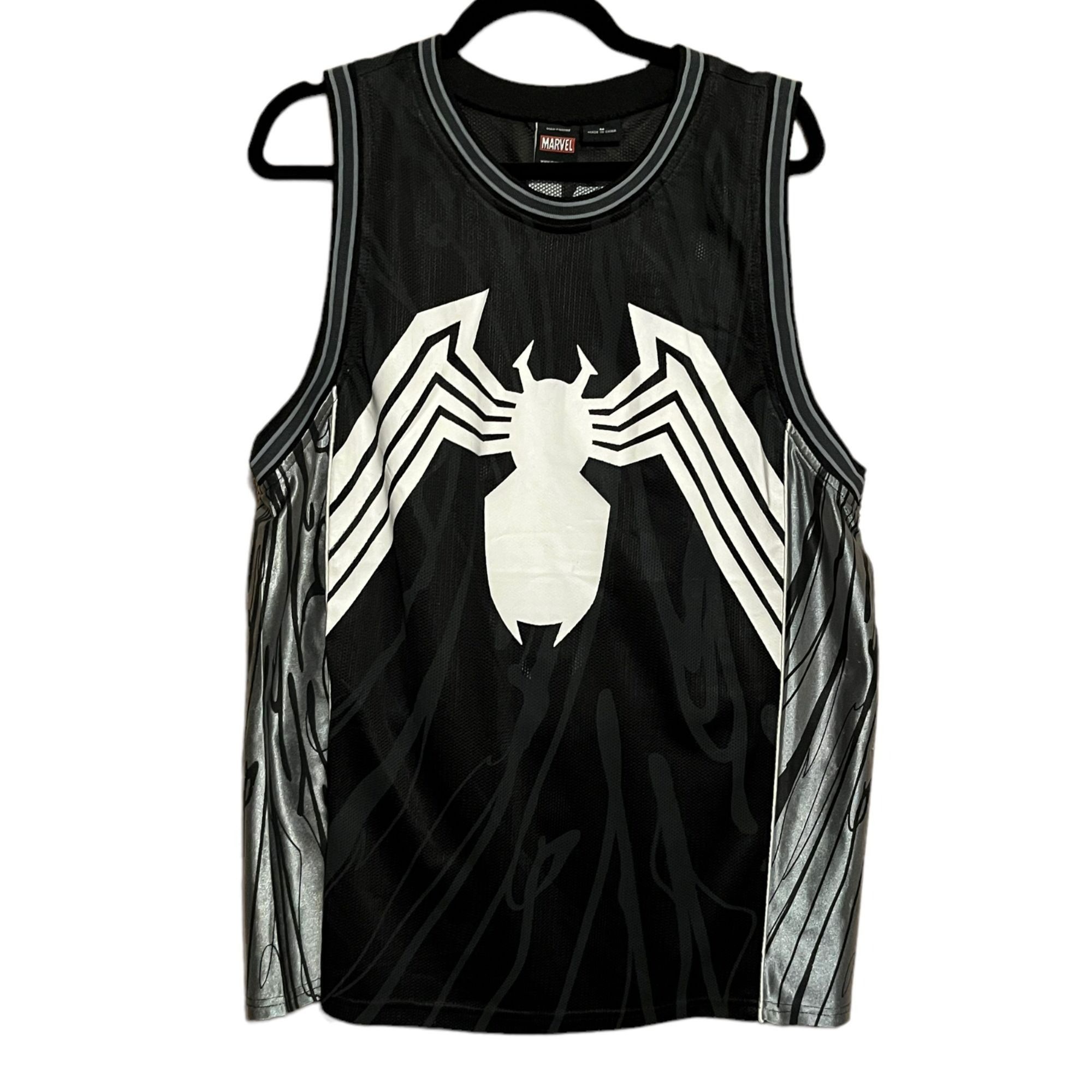 Marvel Comics Venom Jersey Marvel Comics Mad Engine Basketball Villain ...