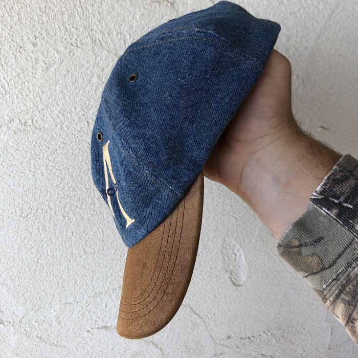 Vintage Vintage Mickey Mouse Denim Strapback Hat | Grailed