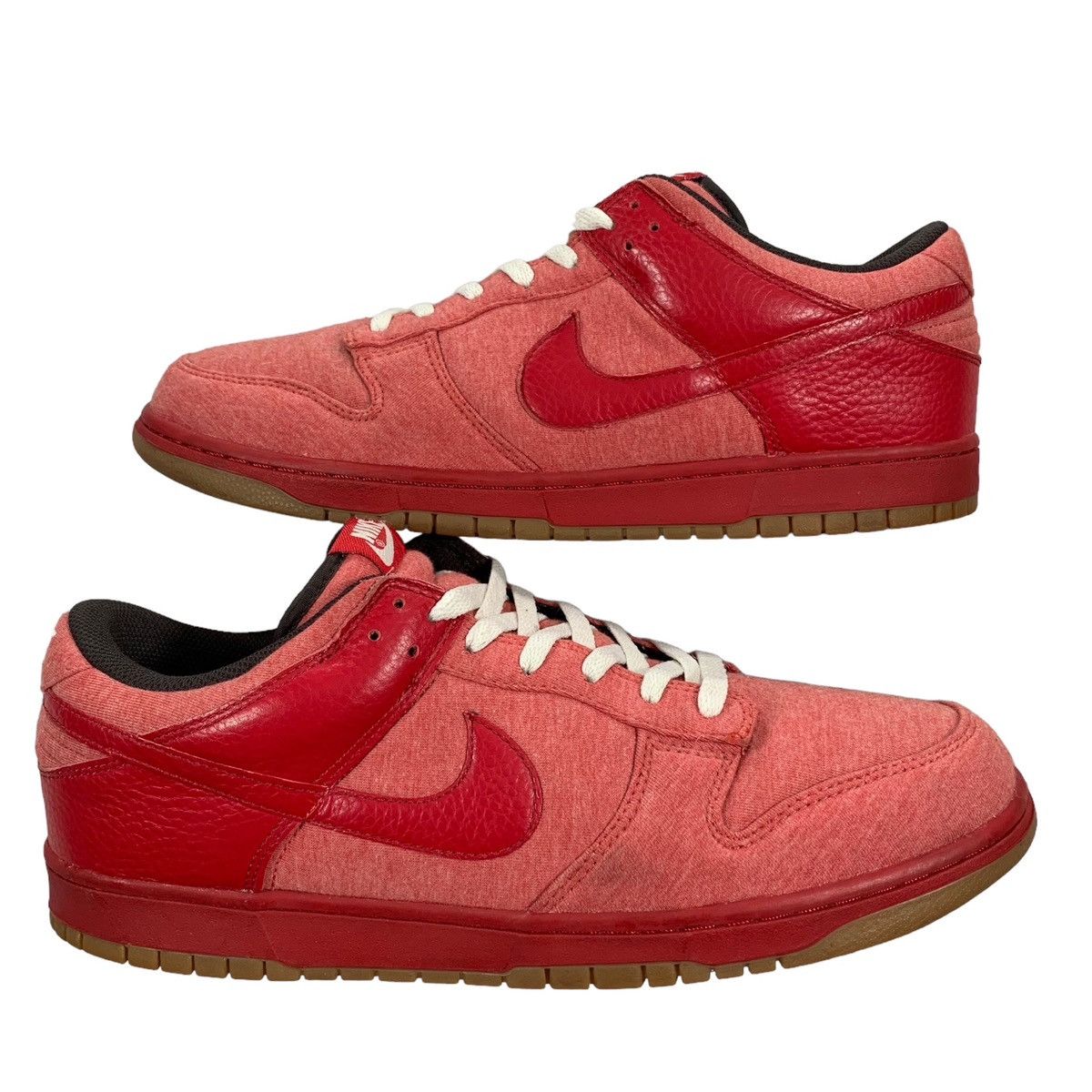 Nike × Vintage Vintage Nike Dunk Low CL Varsity Red Sail 2011 Sneakers ...