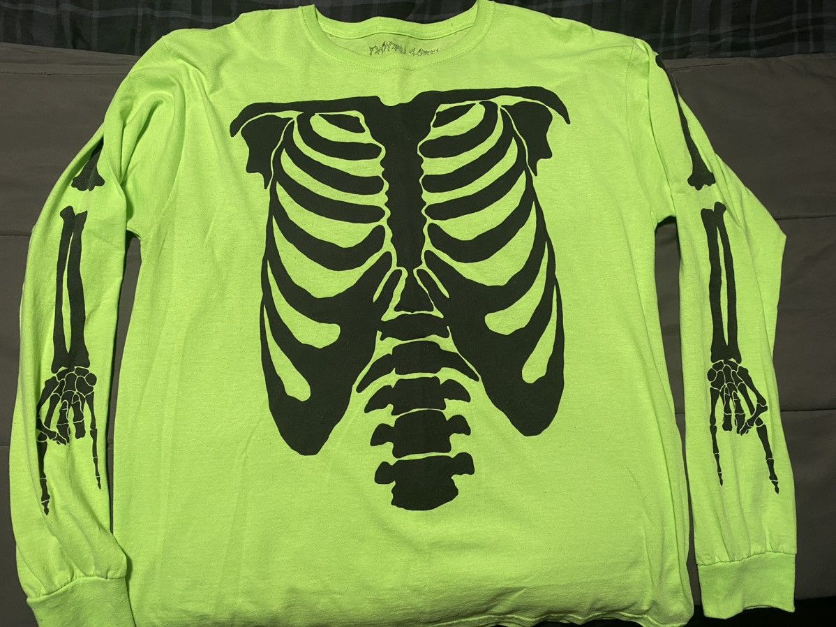 Playboi Carti Playboi Carti Die Lit Tour Skeleton Long Sleeve | Grailed