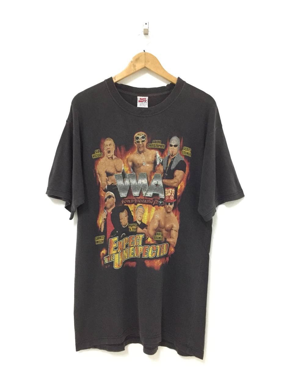 Vintage Vtg 2002 WWA World Wrestling Allstar World Tour Tees | Grailed