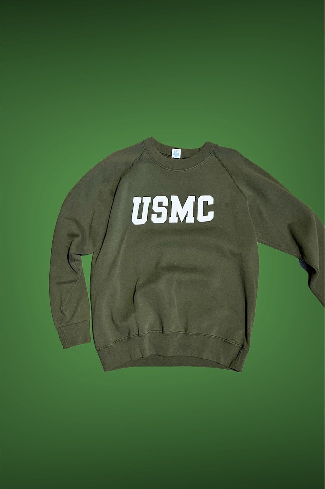 Streetwear × Usmc × Vintage Usmc marines basic school raglan | Grailed