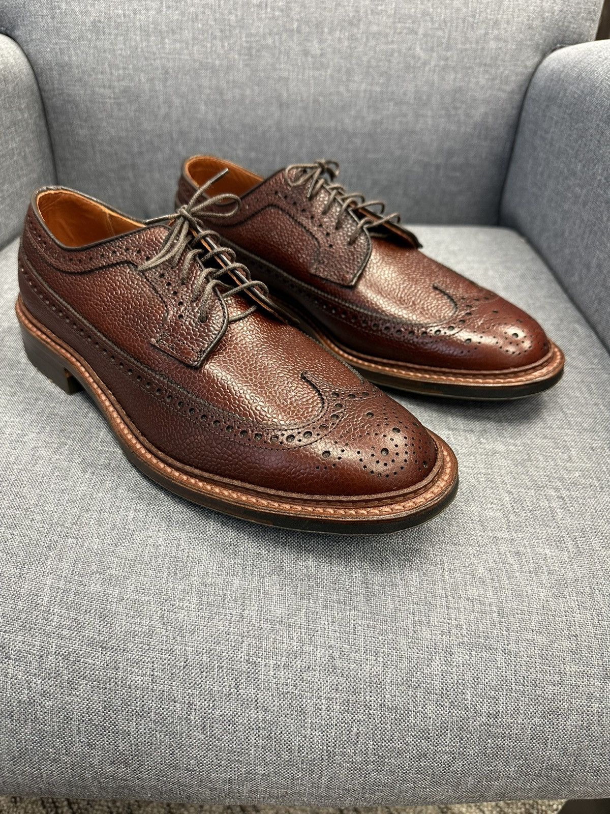 Alden Brown Scotch Grain Long Wing Shoe | Grailed