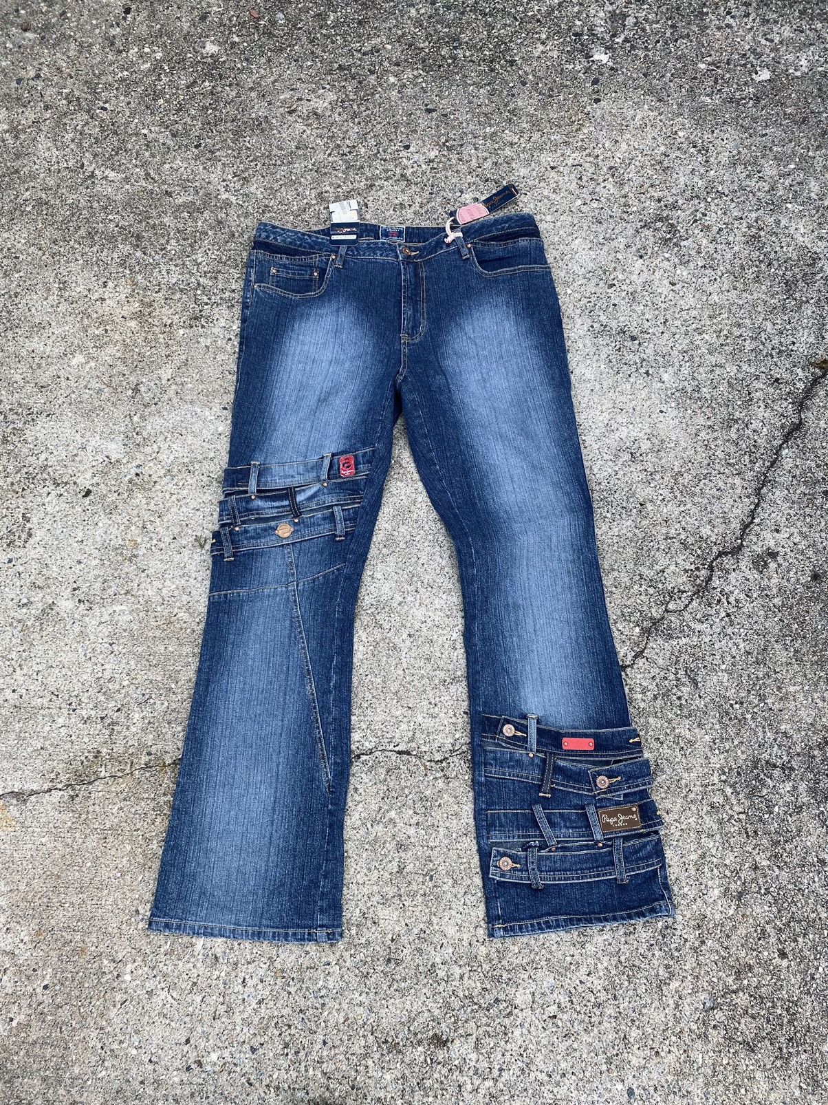 Pepe Jeans × Vintage Vintage Pepe Jeans Y2K flare jeans | Grailed