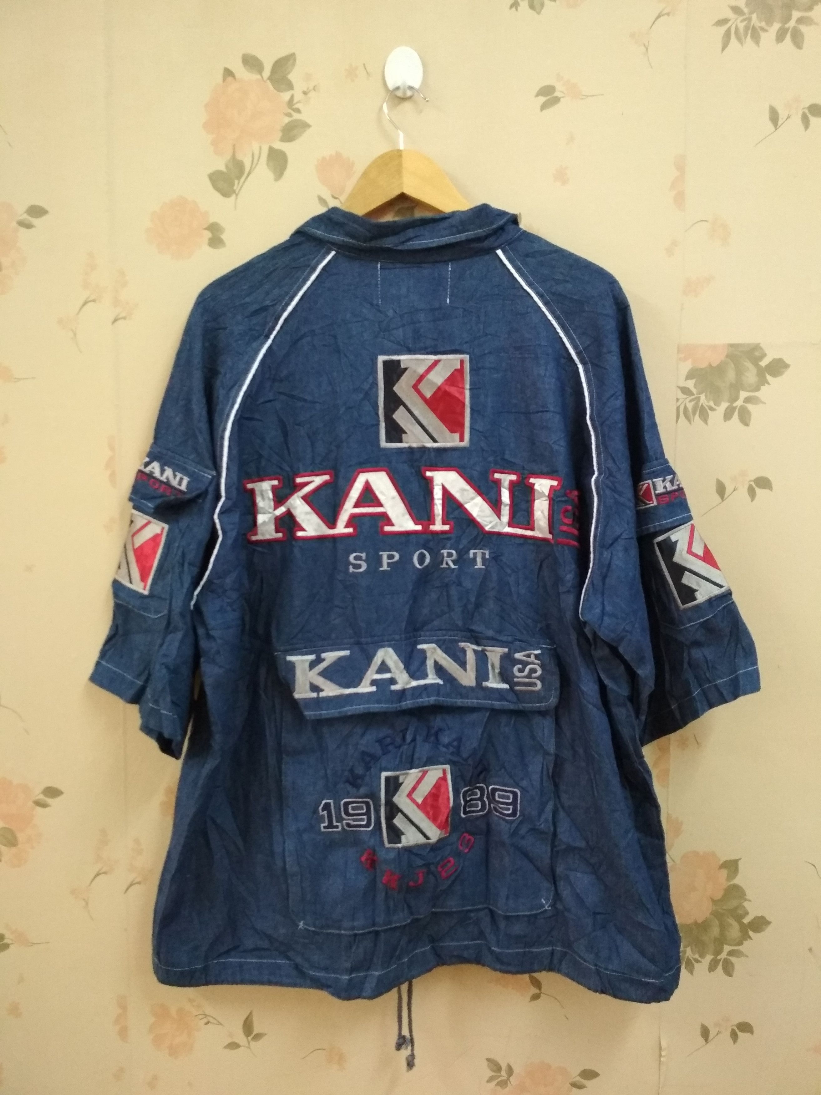 Vintage KARL KANI DENIM SHIRT | Grailed