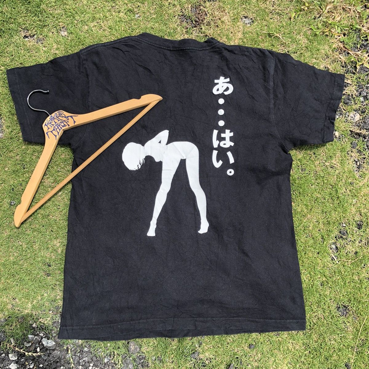 Japanese Brand Anime Naked Girl Big Logo Tees Grailed