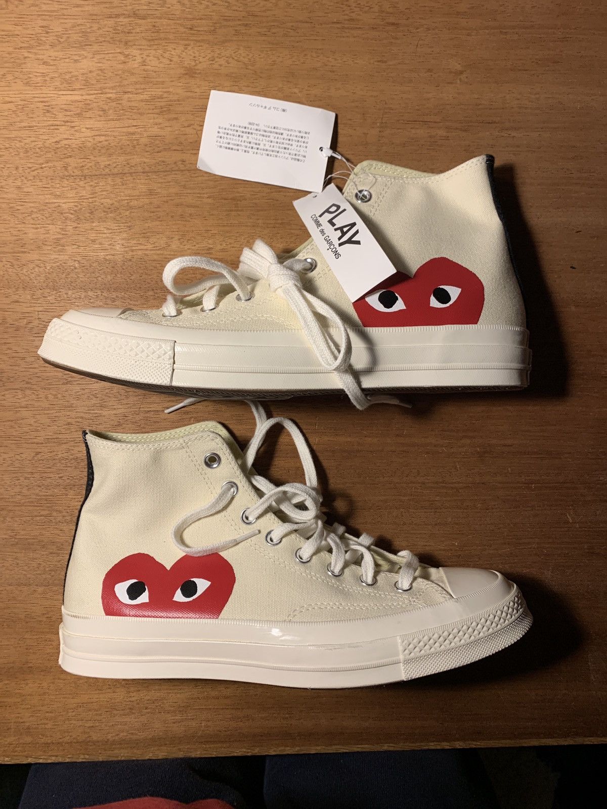Converse Comme des Garcon Converse, Brand new, No box | Grailed