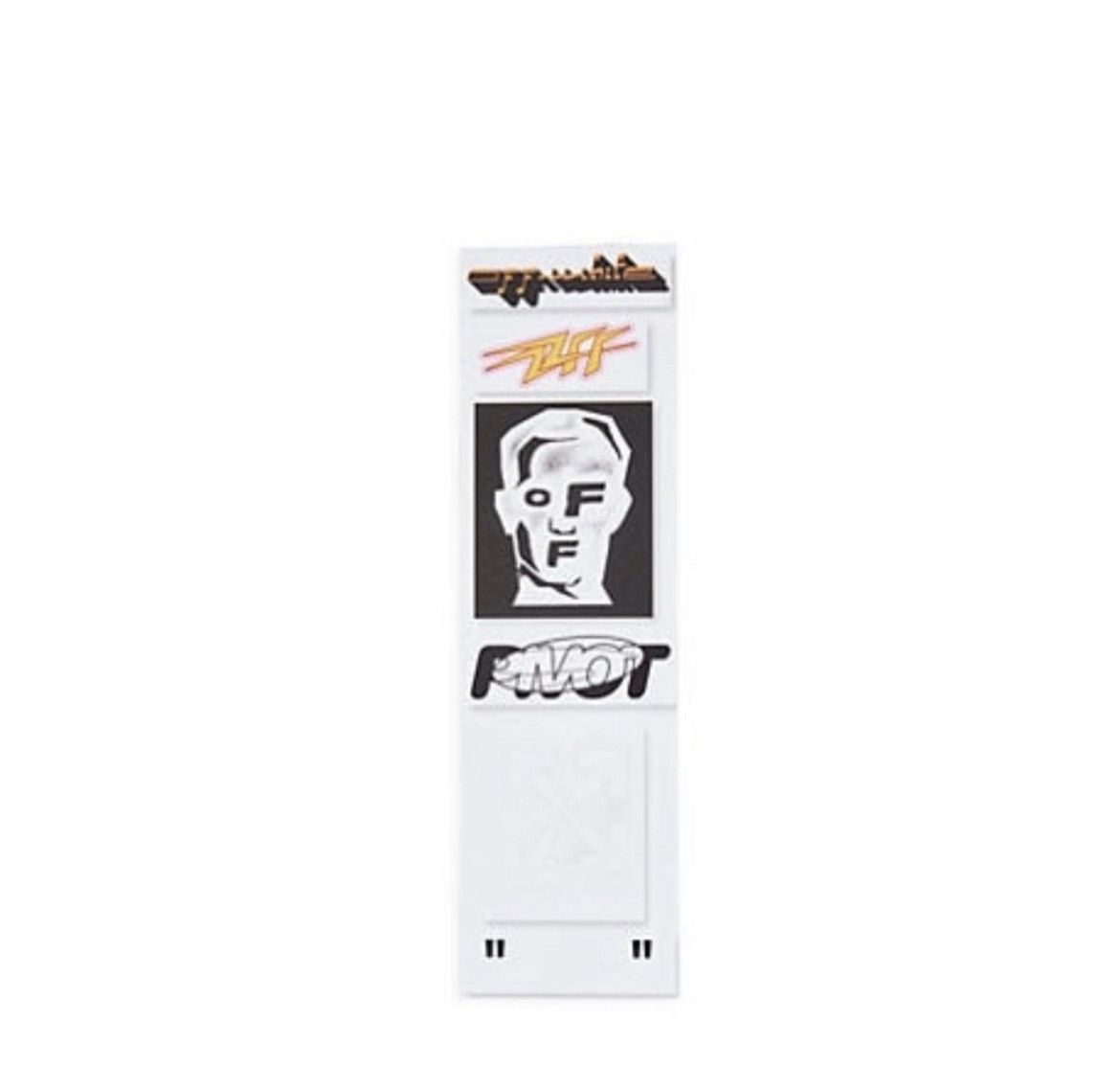 Off-White Masked Face Sticker Set | Grailed