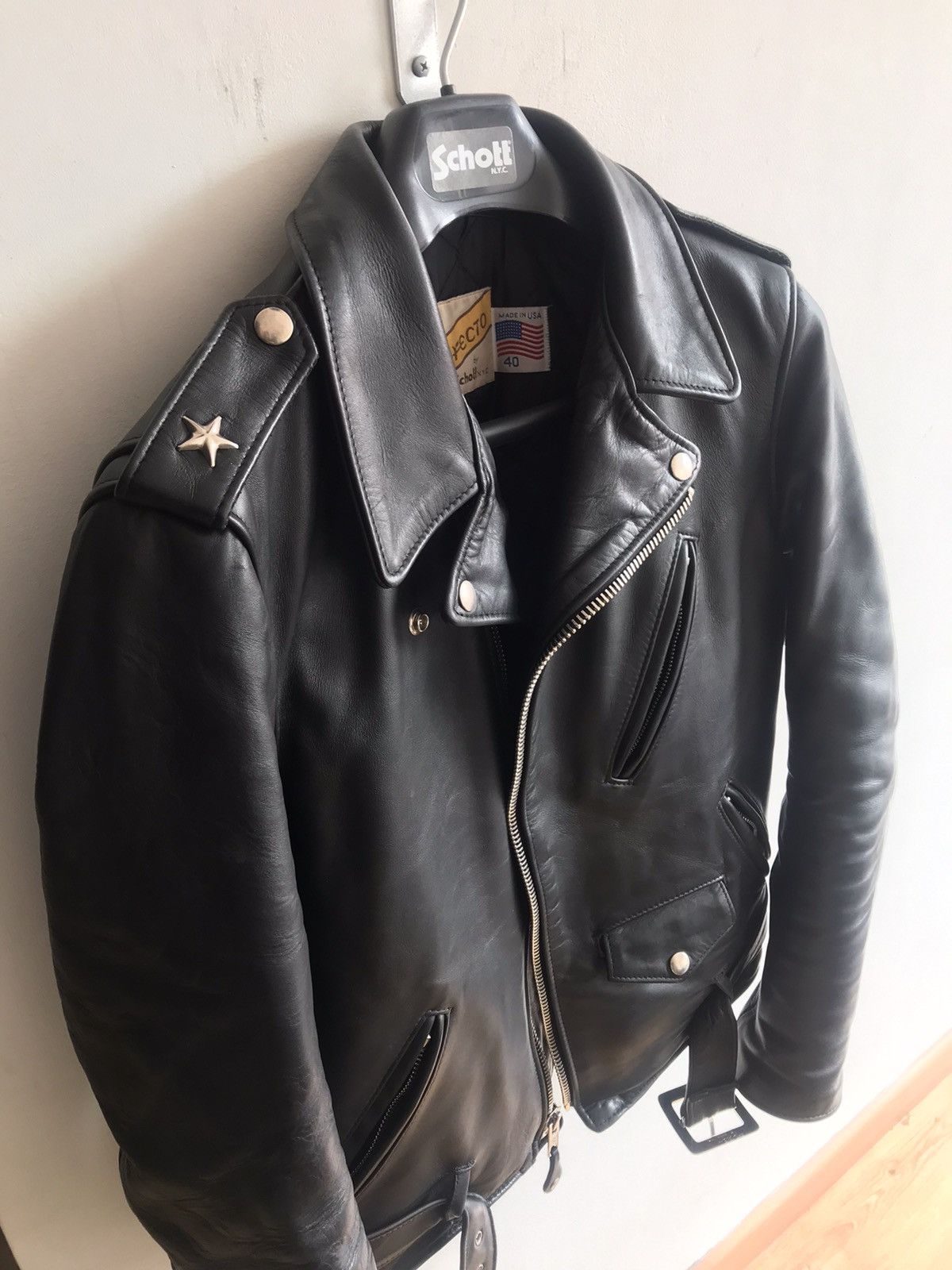 Schott Schott 613s steerhide Perfecto slim leather jacket biker | Grailed