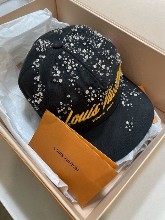 Louis Vuitton Louis Vuitton LV Script Crystal Cap | Grailed