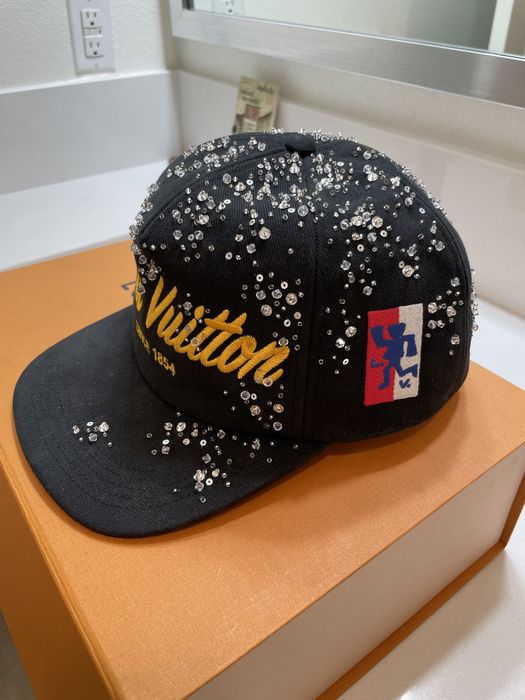 Louis Vuitton Louis Vuitton LV Script Crystal Cap | Grailed