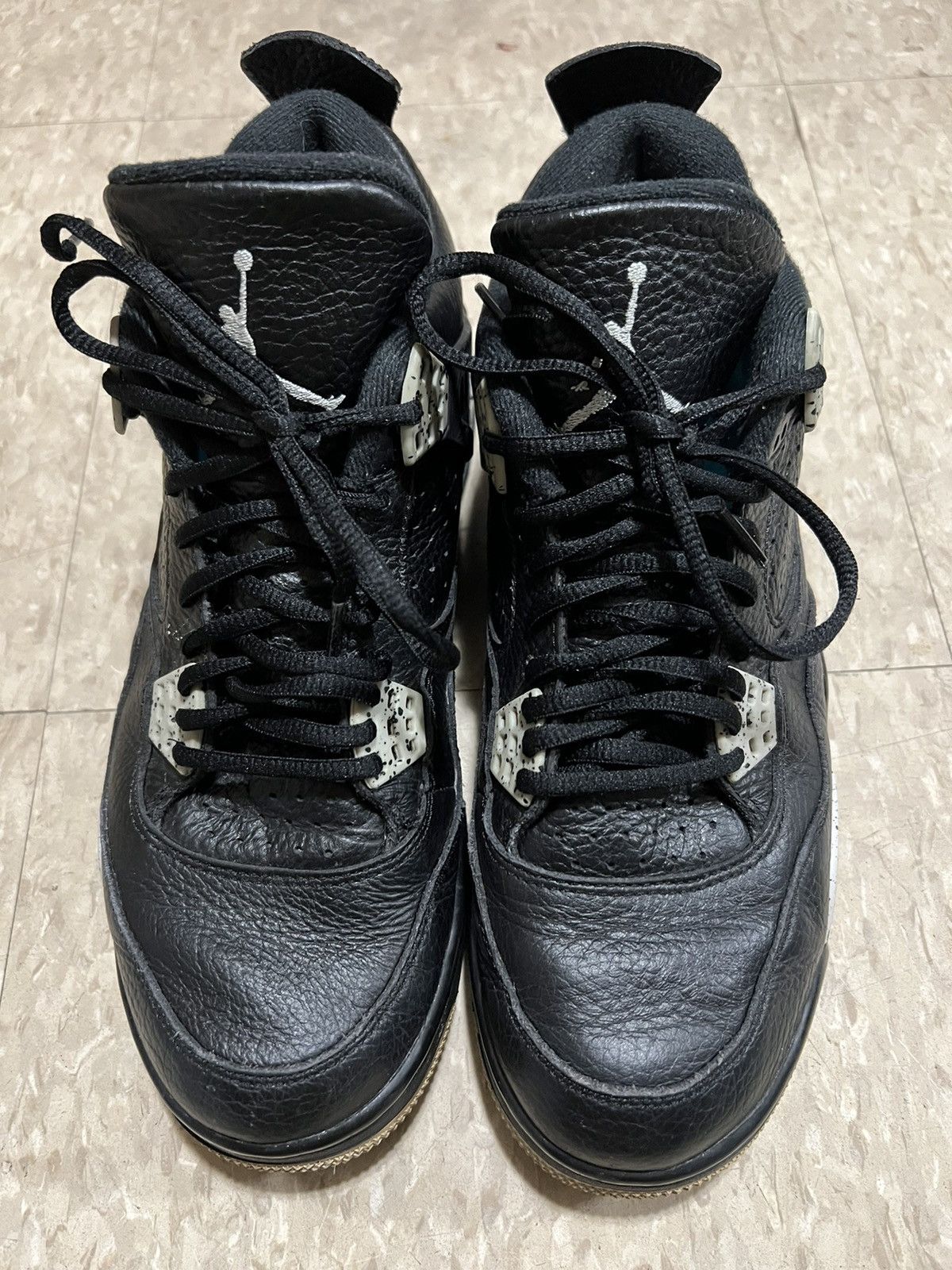 Jordan Brand Nike air Jordan oreo 4 IV black white gray | Grailed