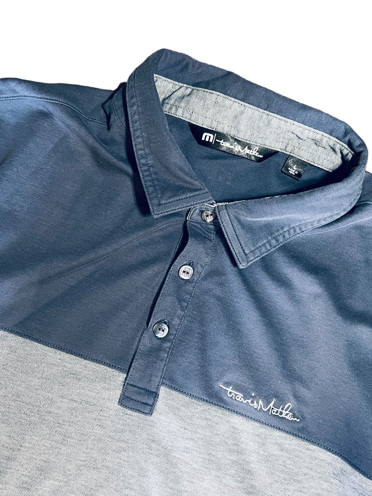 Travis Mathew Travis Mathew navy/dark grey “Travis Mathew” signature ...