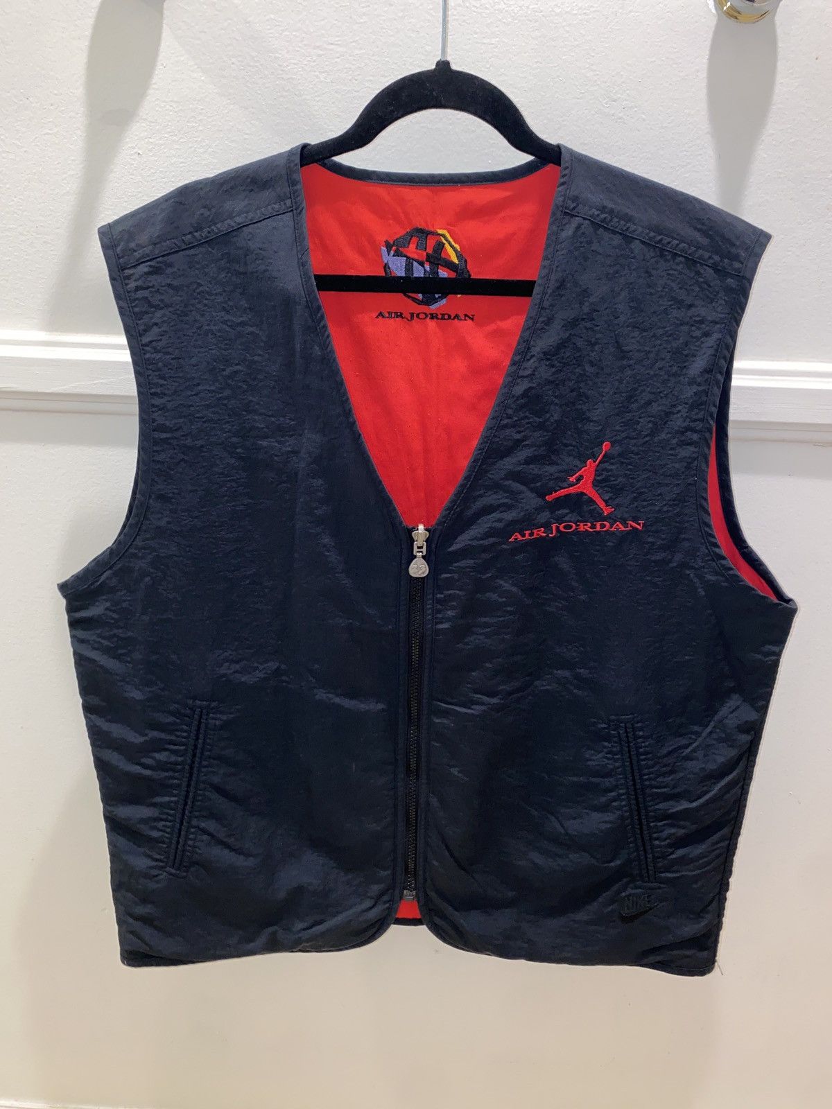 Jordan Brand × Nike × Vintage Vintage Nike x Jordan vest 90s Large ...