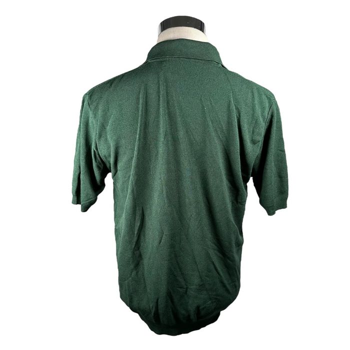 Arrow Vintage Arrow Cavalier Polo Shirt 1960s Green Antron Nylon L ...