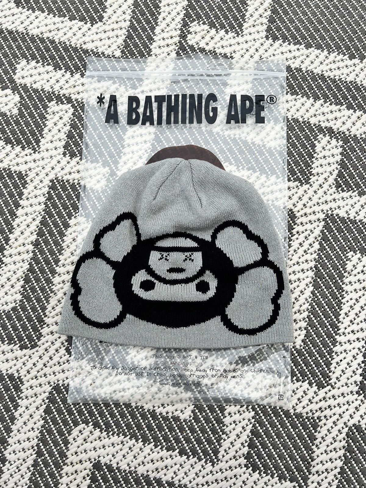 Bape × Kaws Bape x Kaws Knit Cap | Grailed