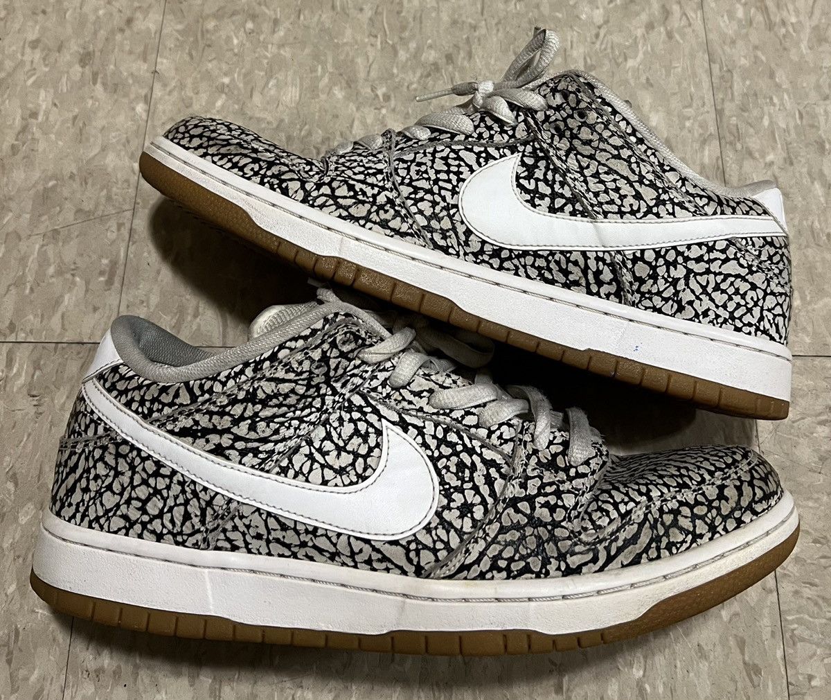 Nike Rare Nike dunk low sb pro road asphalt black white | Grailed