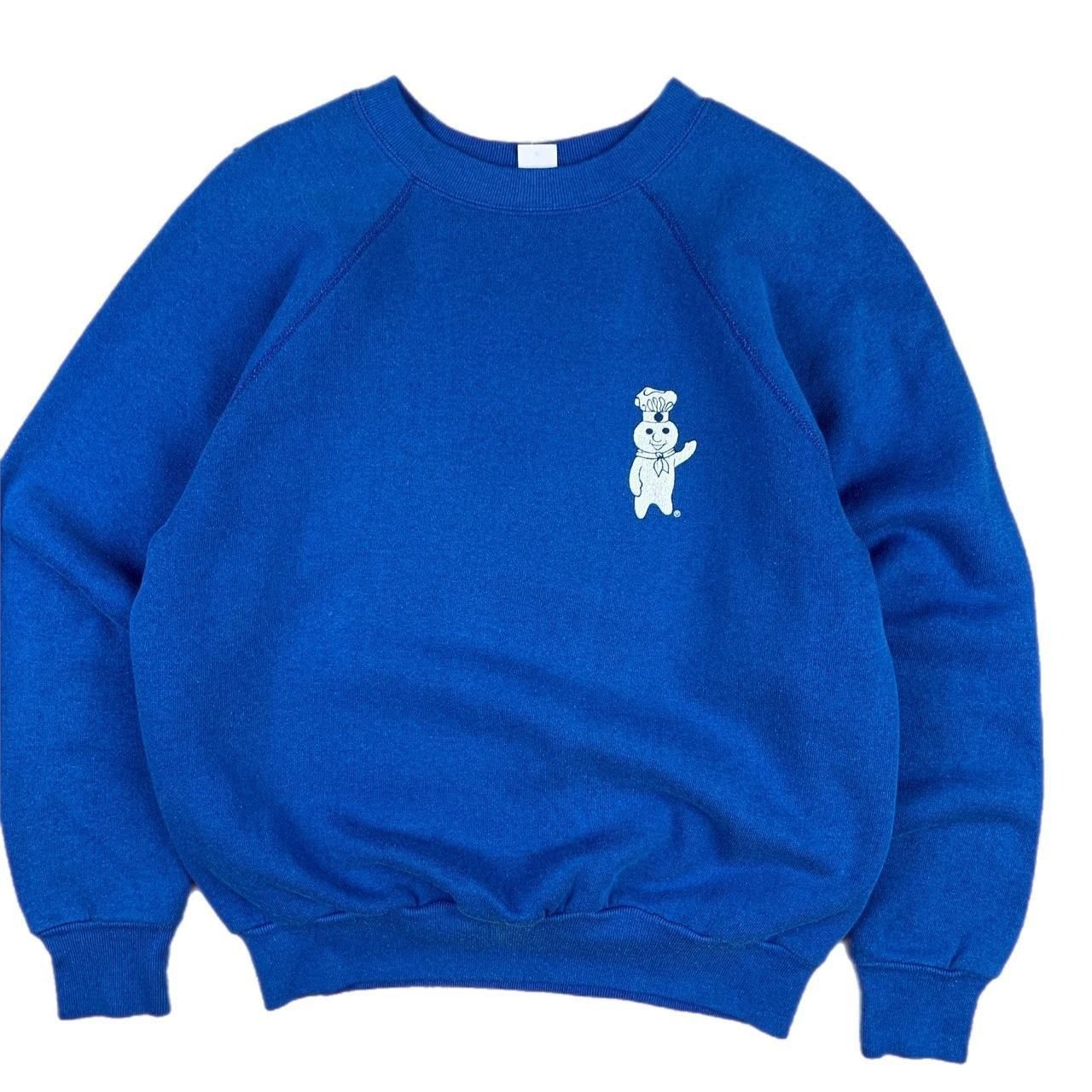 Vintage Vintage 80s Pillsbury Doughboy Blue Promo Sweatshirt | Grailed