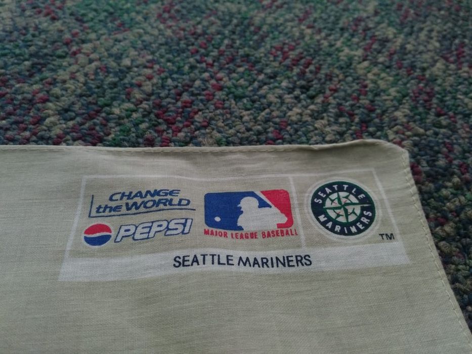 MLB Seattle Mariners Pepsi Pocketsquare Handkerchief Bandana | Grailed