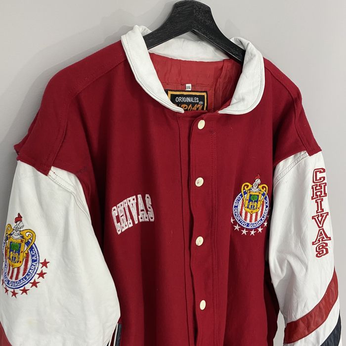Vintage Vintage Chivas Varsity Jacket Wool Leather Size XXLarge | Grailed