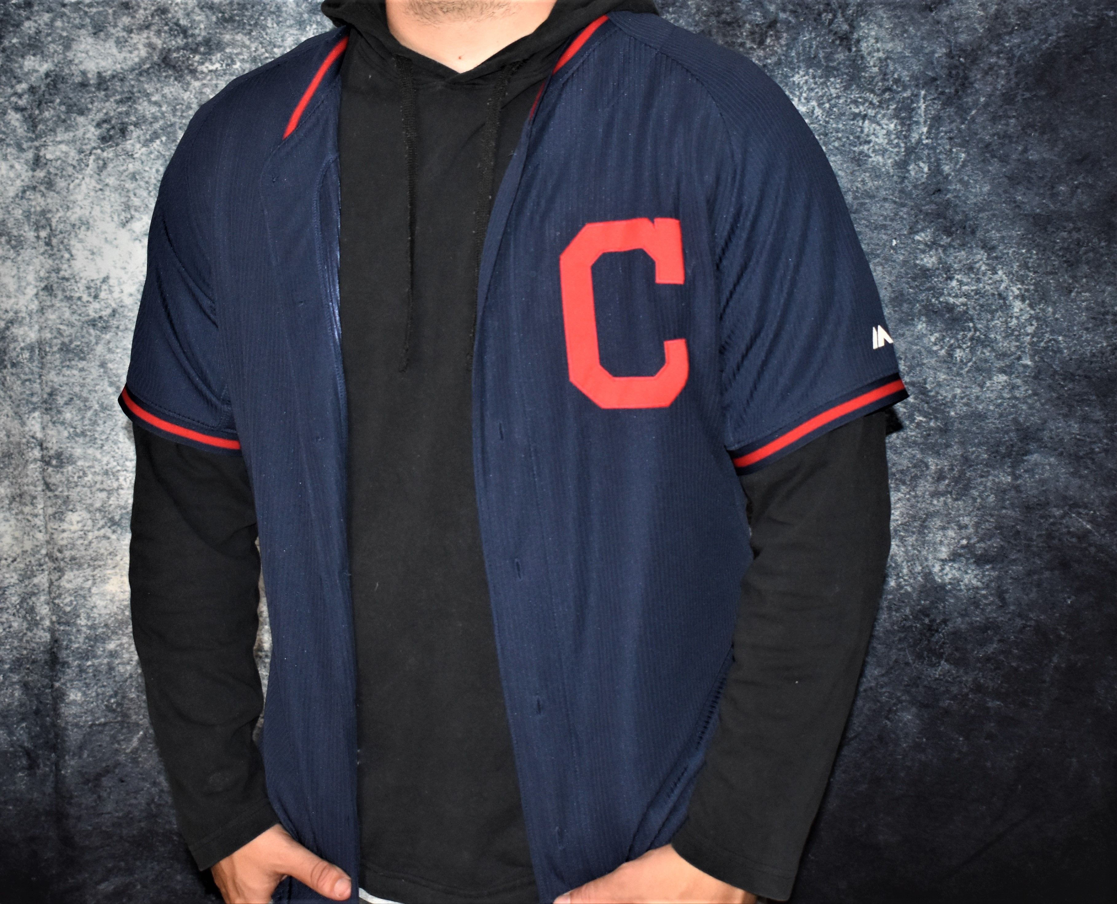 Majestic Cleveland Indians Majestic Classic Block C Jersey | Grailed