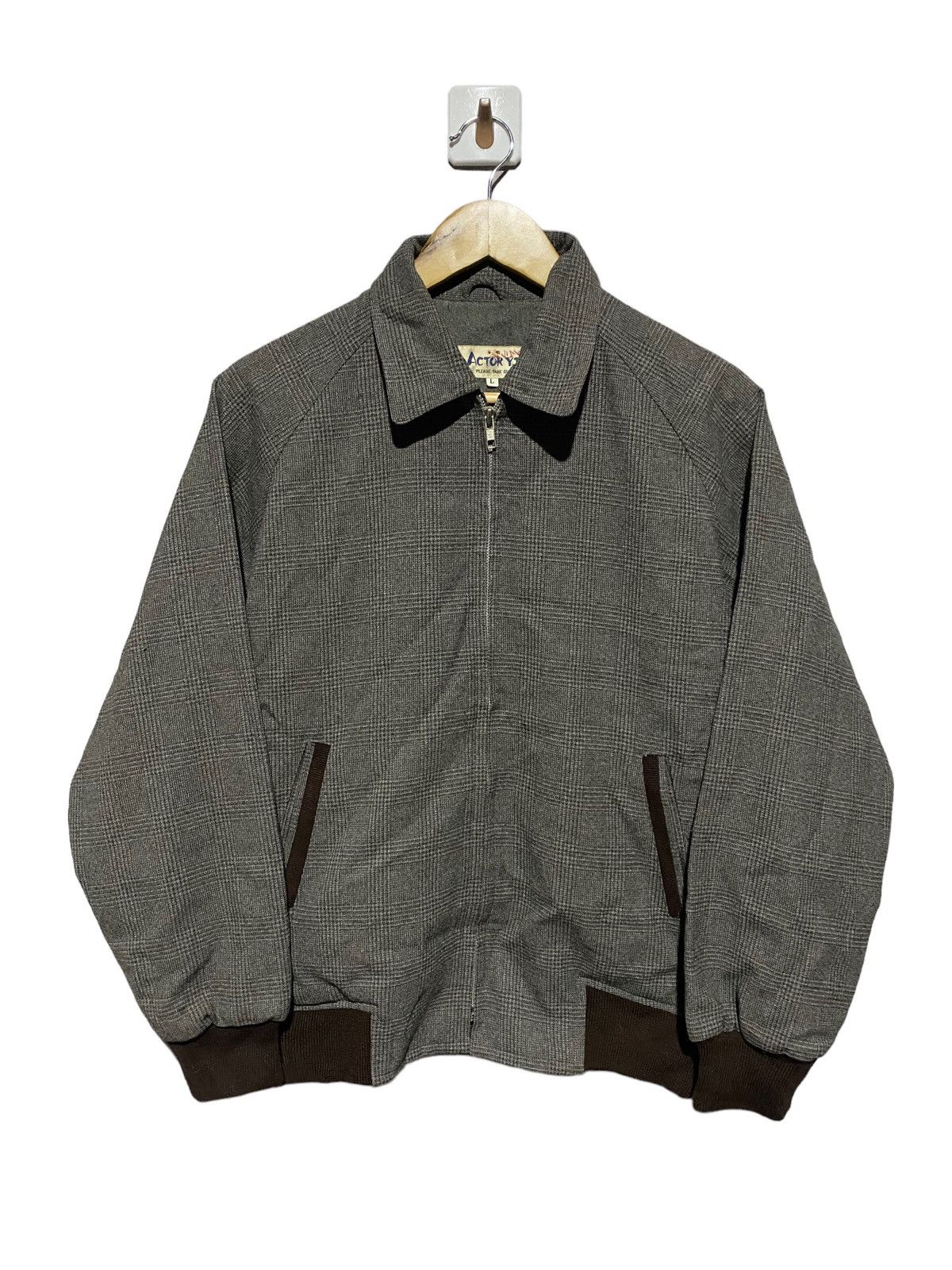 Bomber Jacket × Japanese Brand × Vintage 🔥SALE🔥ACTOR YT VINTAGE WOOL ...