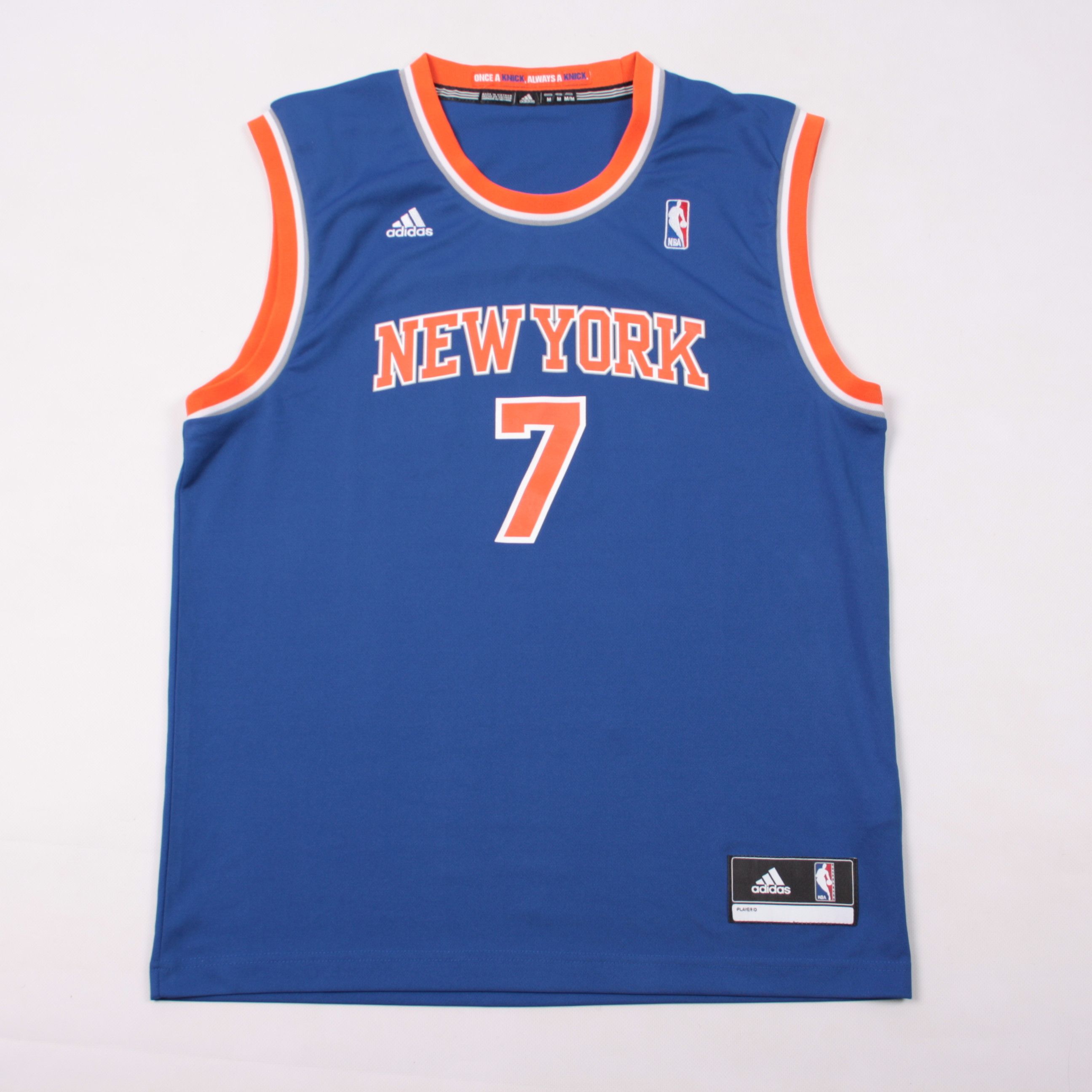 Adidas × NBA New York Knicks Anthony #7 NBA Adidas Jersey Tank Top ...