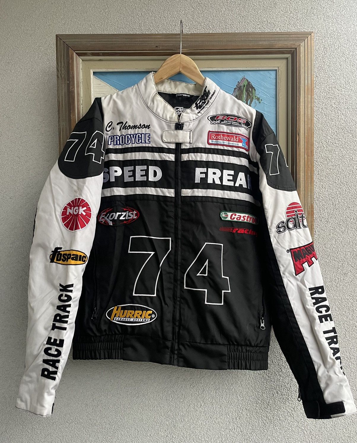 Hype × NASCAR × Racing Racing Jacket Hype Streetwear Nascar Rare Speed ...