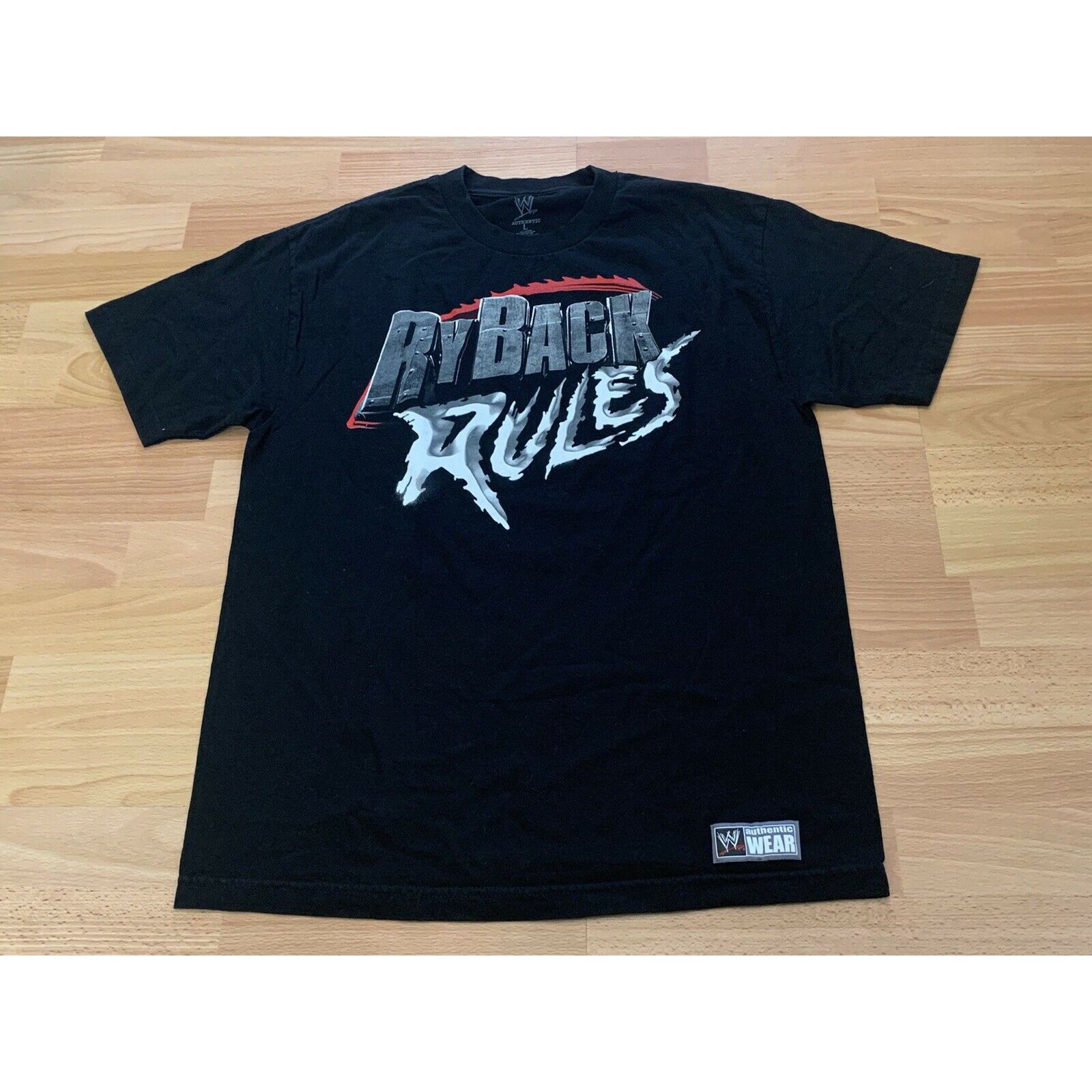 Wwe Rare Vintage WWE WWF Superstar Ryback Rules Authentic WWE Apparel ...