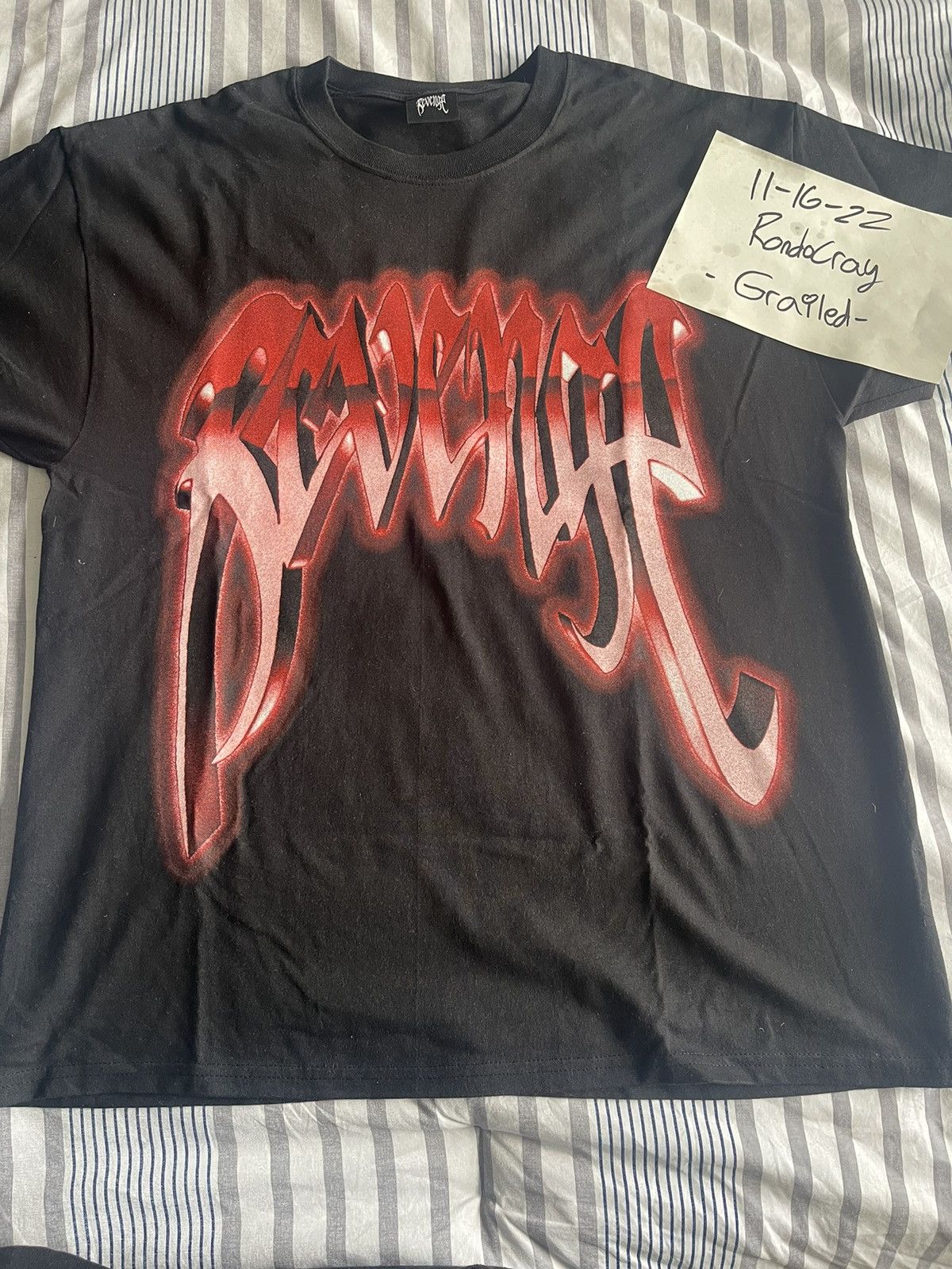 Revenge Revenge Red Metallica Shirt | Grailed