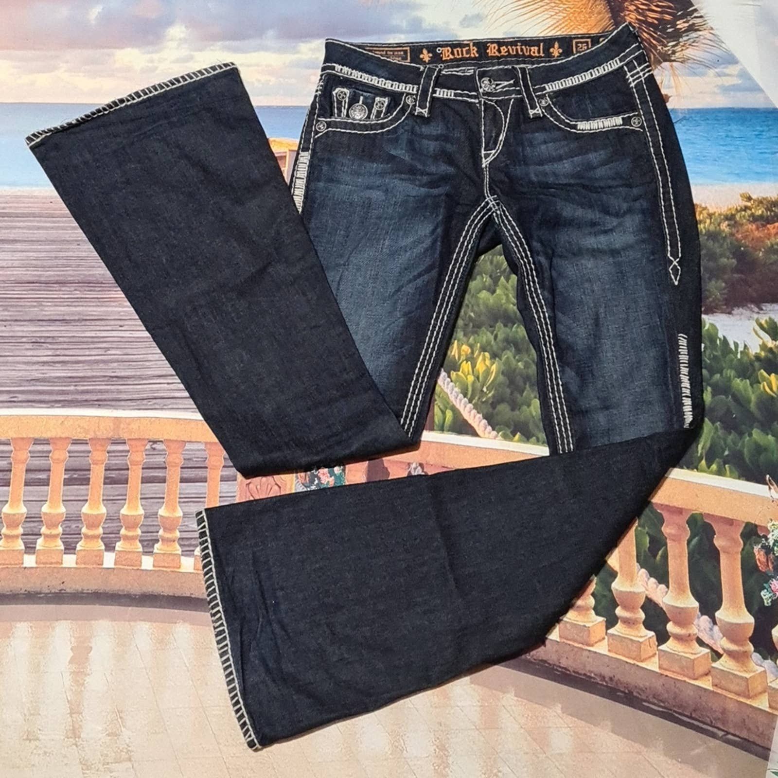 Rock Revival Rock Revival Jeans Jayne Flare Size 26 | Grailed