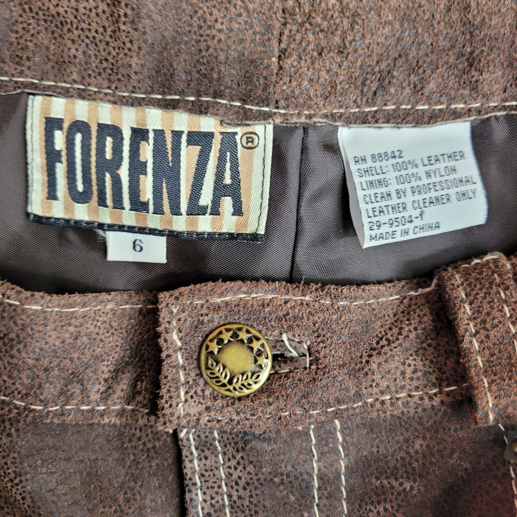 Vintage Vintage 80's Forenza Pants Leather Rodeo Western High Rise 4 ...
