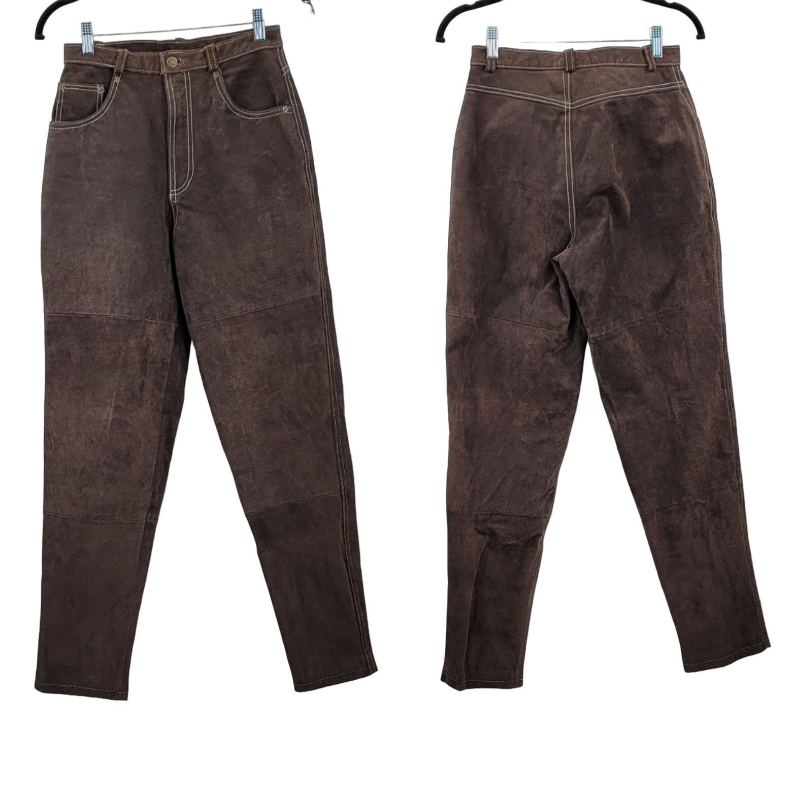 Vintage Vintage 80's Forenza Pants Leather Rodeo Western High Rise 4 ...