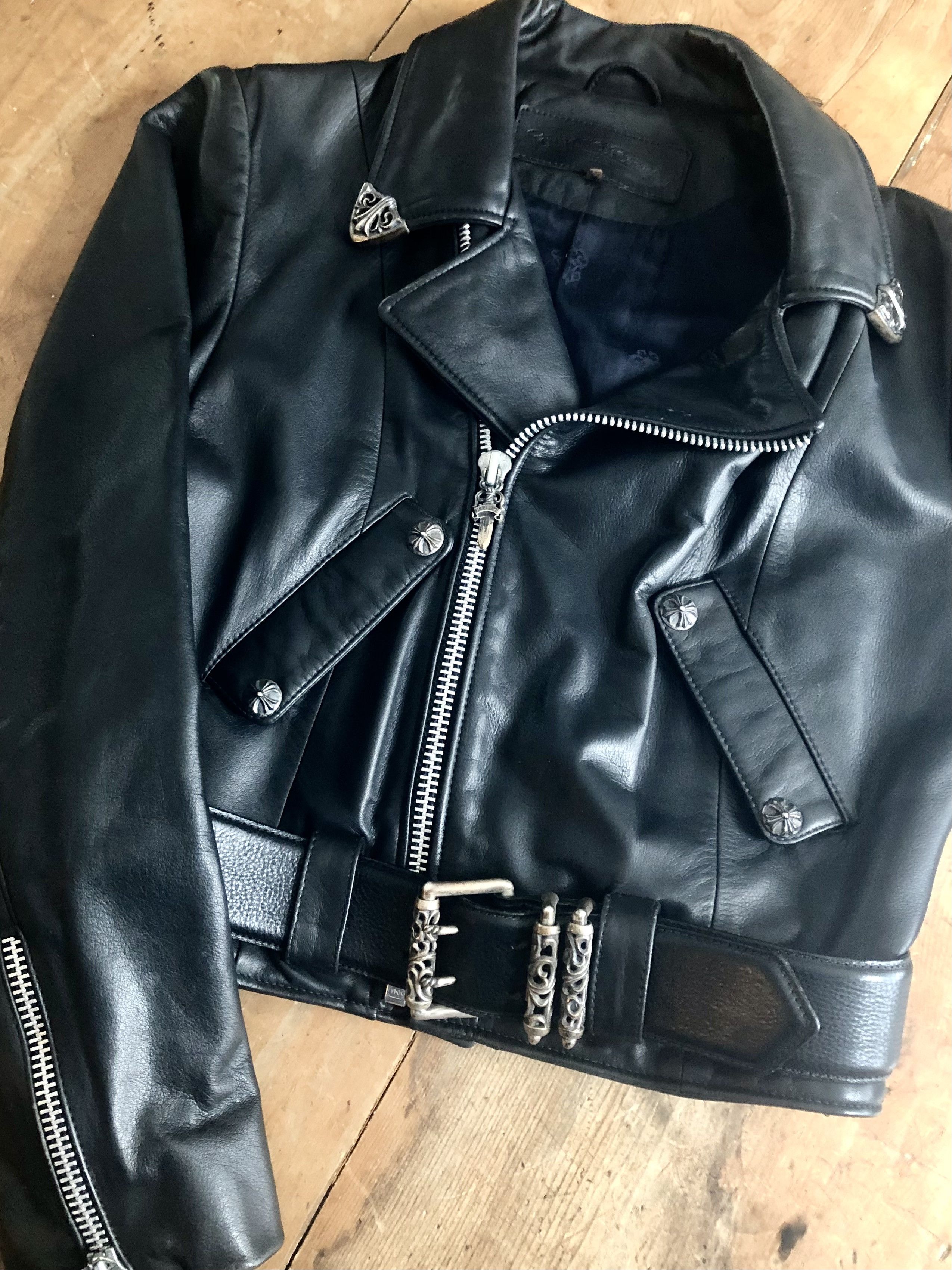 Chrome Hearts Chrome Hearts Leather Jacket | Grailed