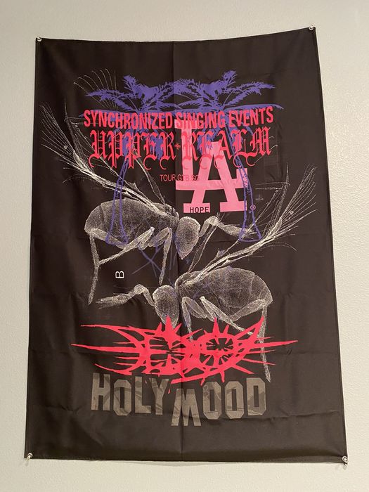 Drain Gang Drain Gang LA Exclusive UPPER REALM Flag | Grailed