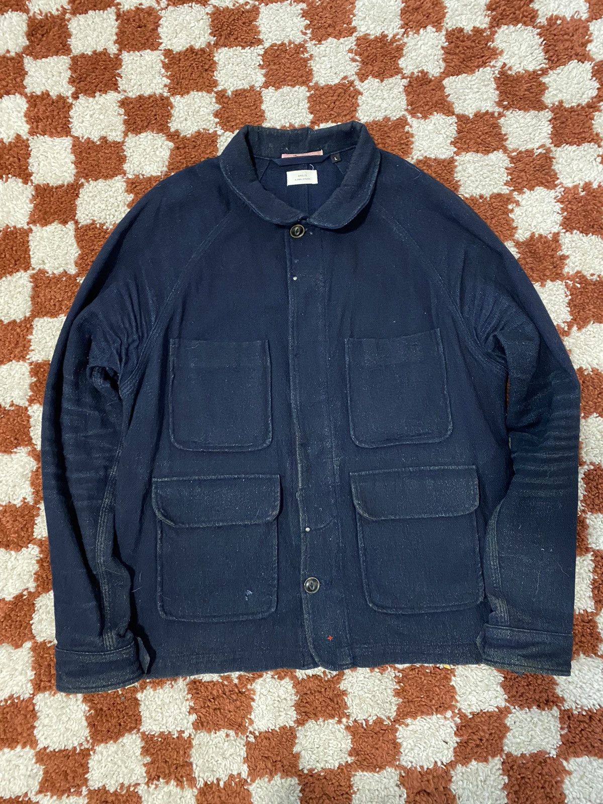 Apolis Apolis Indigo Chore Coat | Grailed