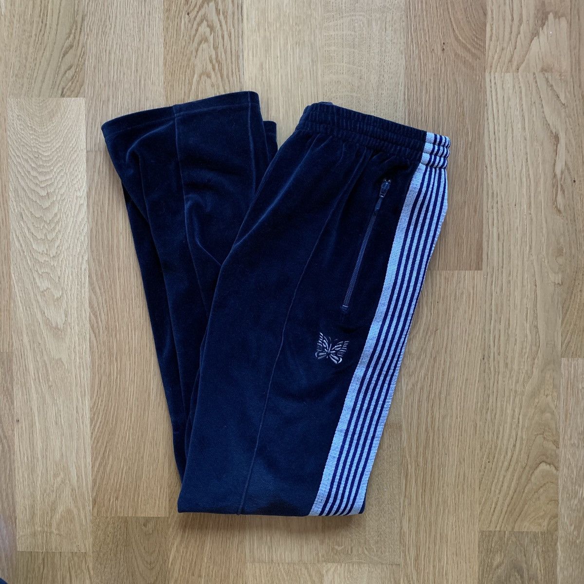Needles Needles Velour track pants bottoms | Grailed