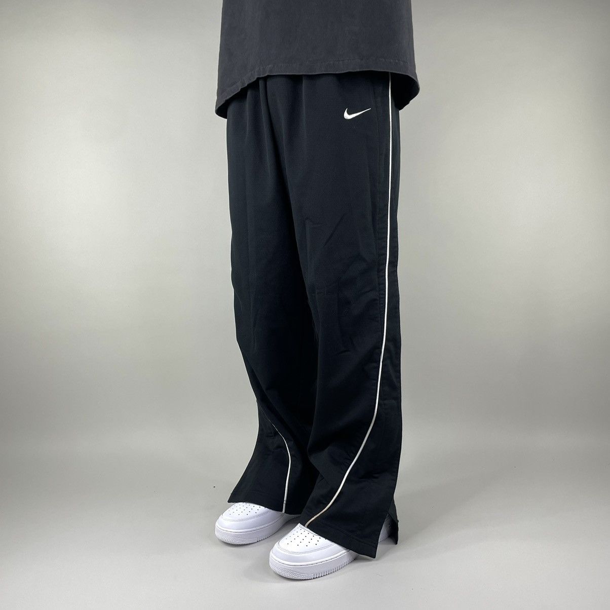 Nike × Streetwear × Vintage Vintage 1990’s Nike Black Rip-Off ...