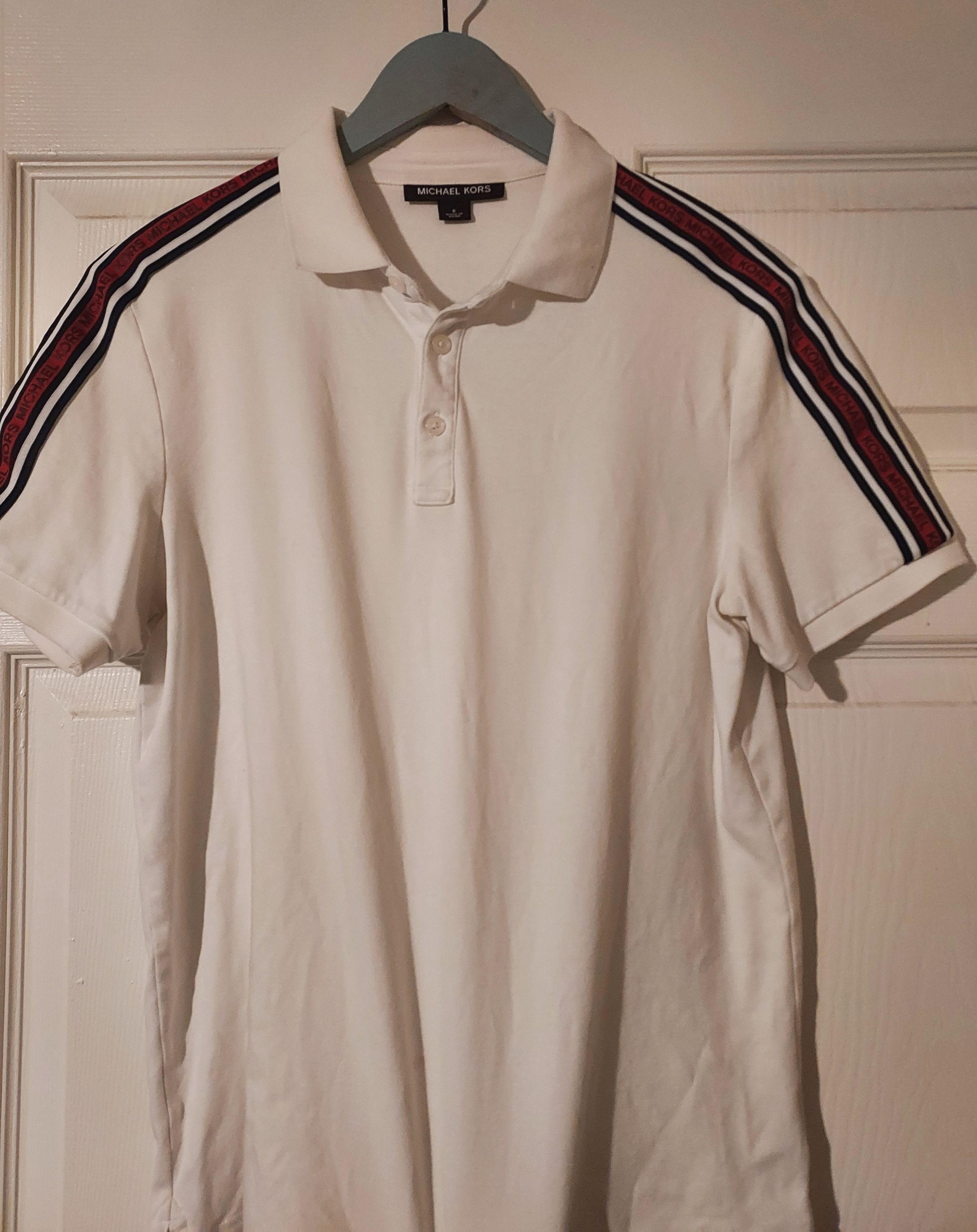 Michael Kors Mk mens logo tape polo | Grailed