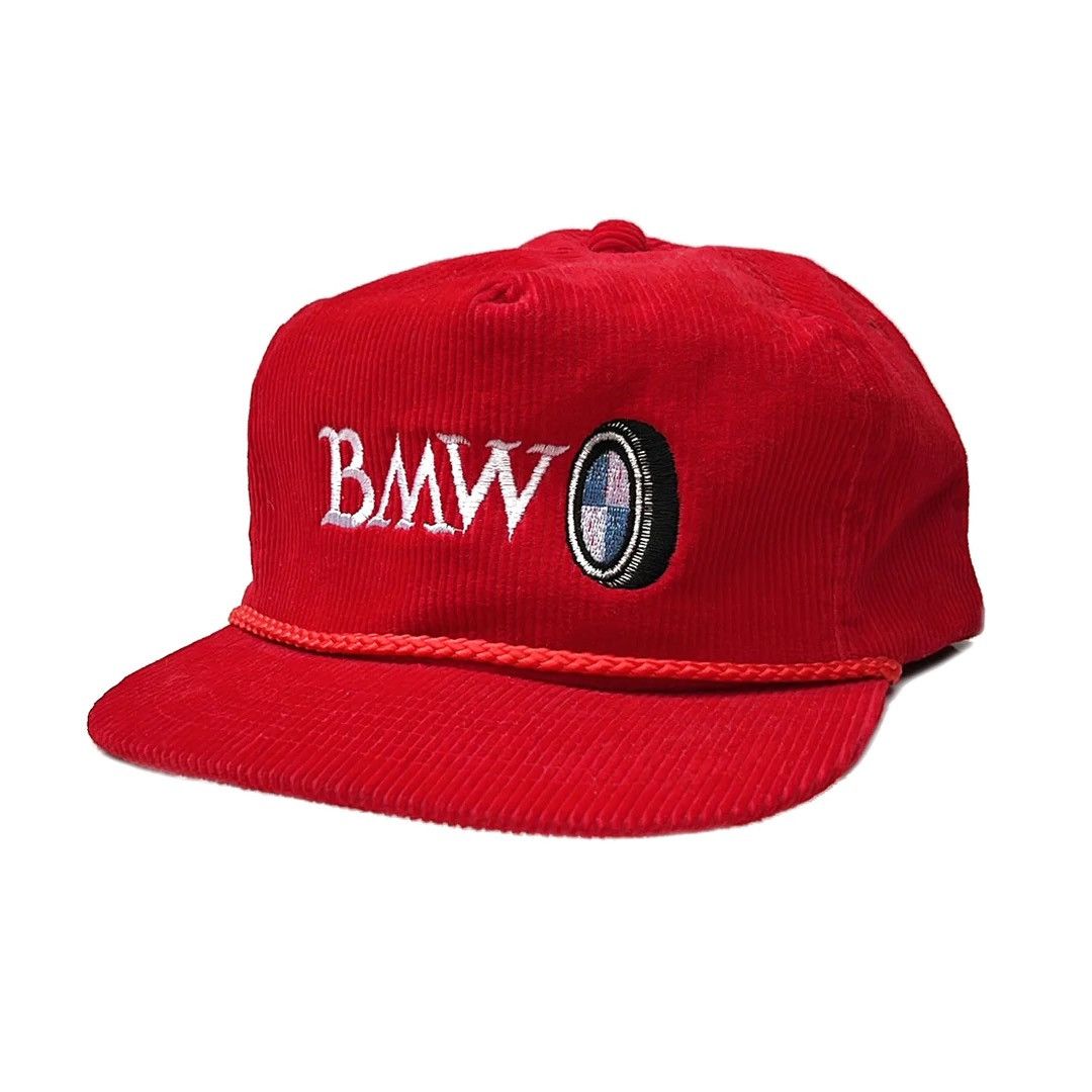 Vintage BMW 80s 90s Corduroy Logo Vintage Golf Car Snapback Cap | Grailed