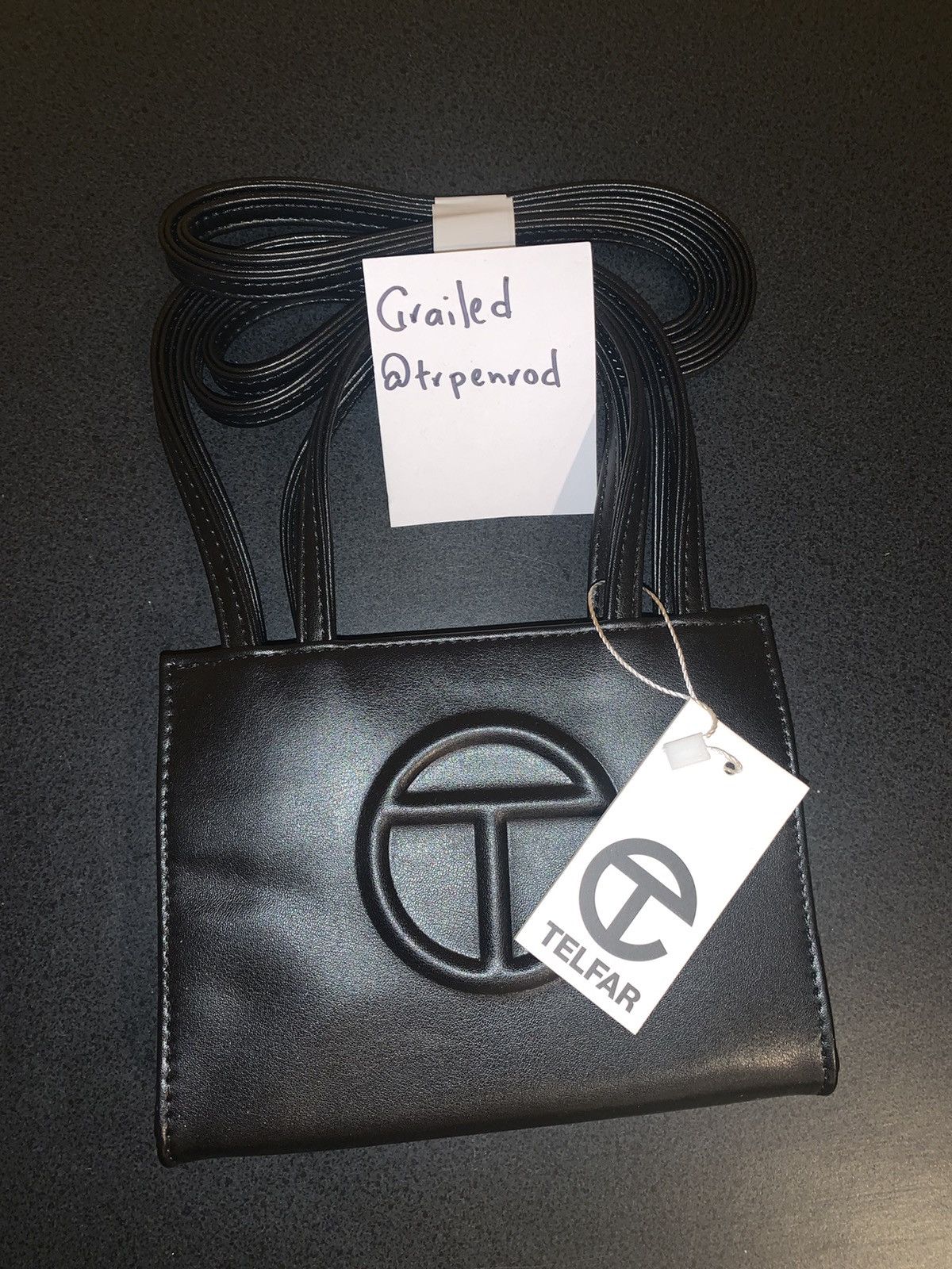 Telfar Telfar Small Black Shopping Bag | Grailed