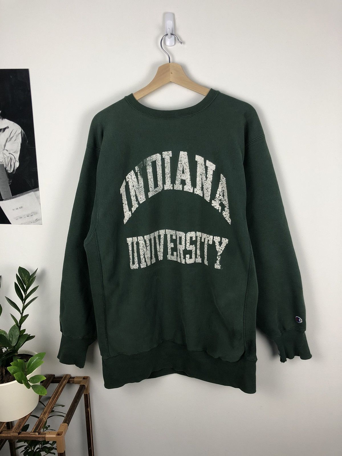 Vintage Vintage Indiana University Champion Reverse Weave 90s | Grailed