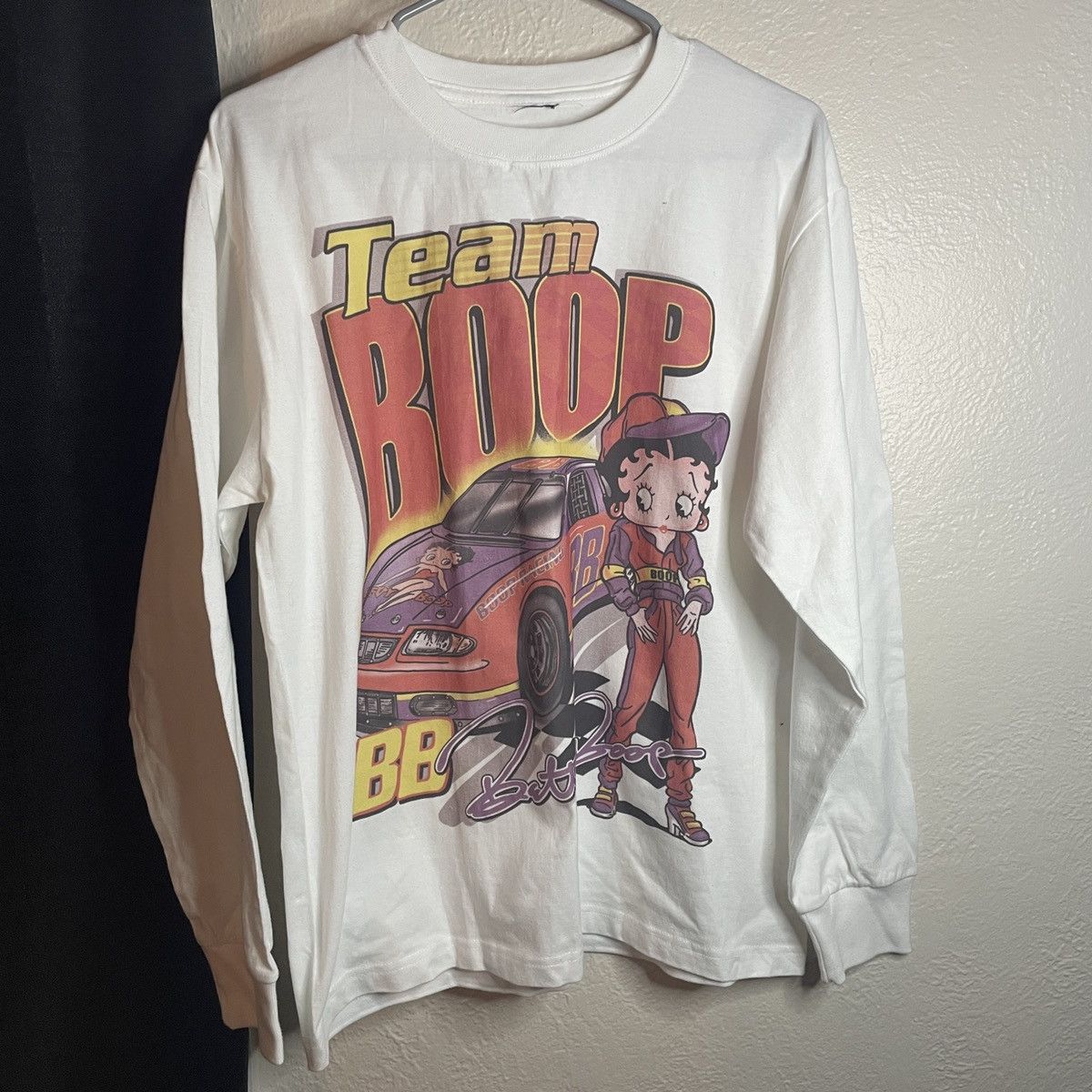 Streetwear × Vintage Betty boop racing tee | Grailed