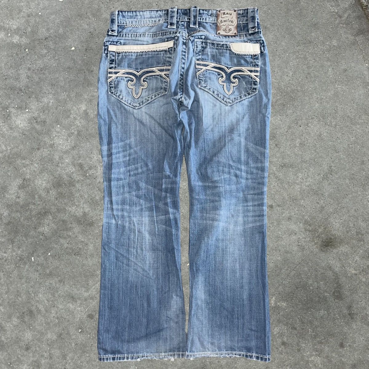 Rock Revival Rock Revival Y2K Mallgoth Grunge Baggy Flared Jeans 33x30 ...