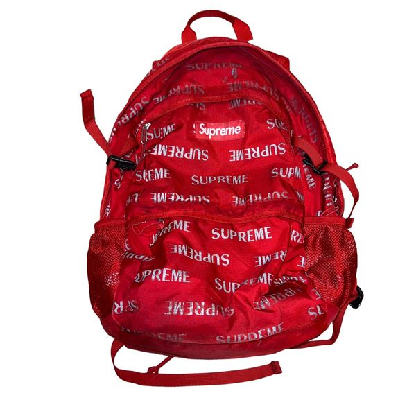 Supreme Supreme 3M Reflective Repeat Backpack FW16 | Grailed