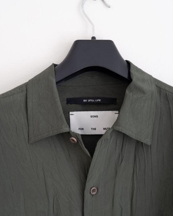 Song For The Mute JDOTKDOT ONLY - Still Life Crinkled Shirt & Wide Gab ...