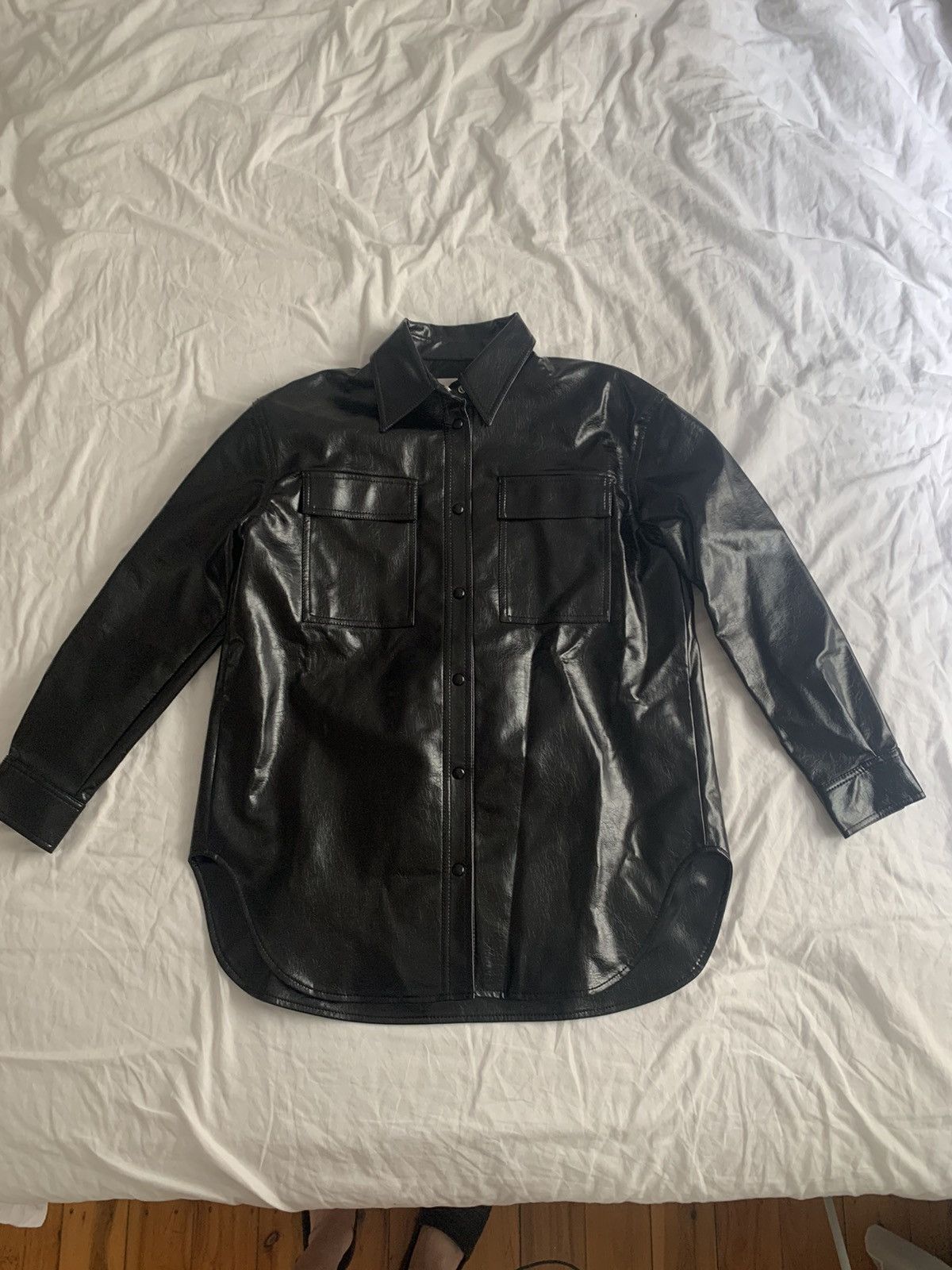 Incu Incu collection pleather shirt | Grailed