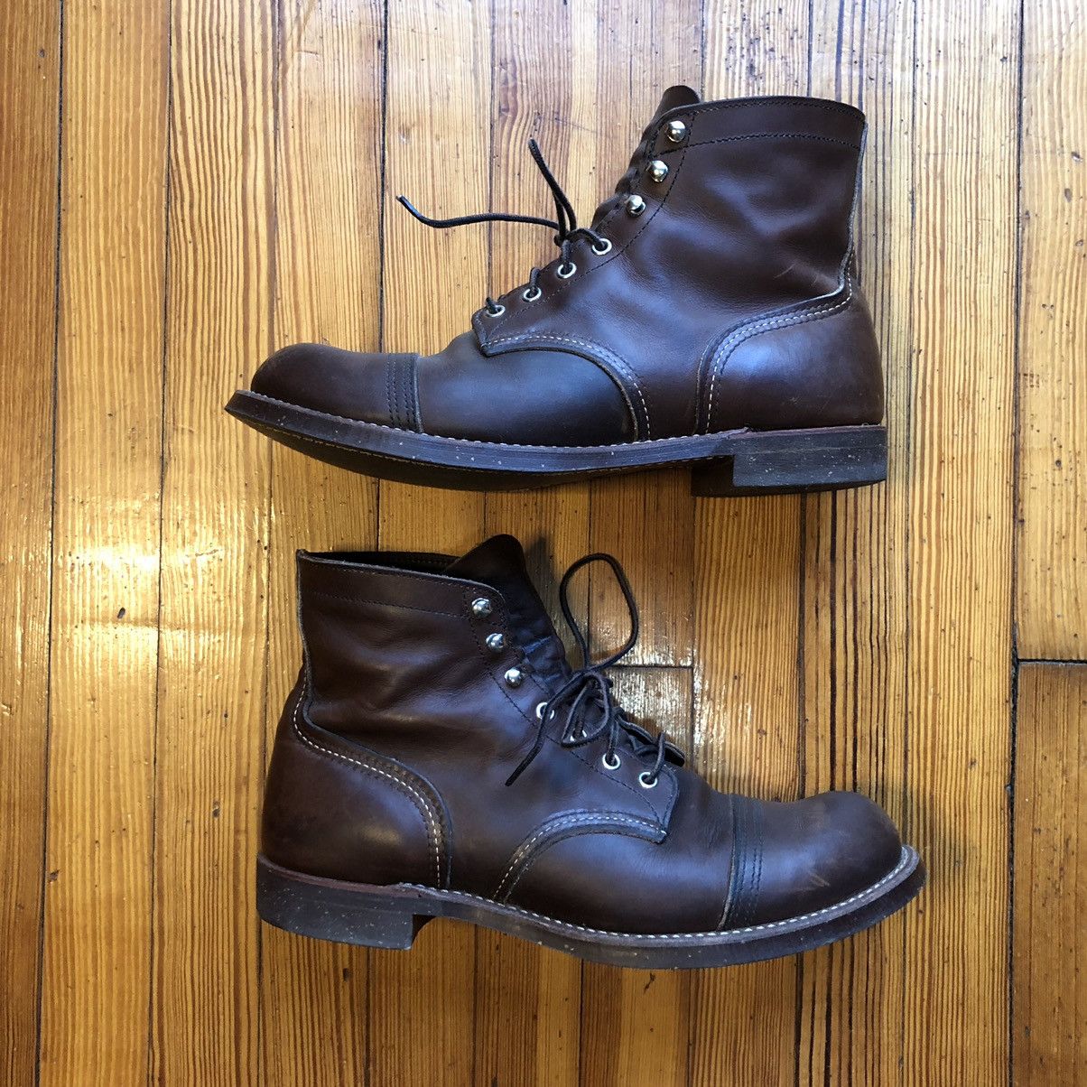 Red Wing Red Wing Iron Ranger Boots (8111) Amber Harness, Men’s 12D ...