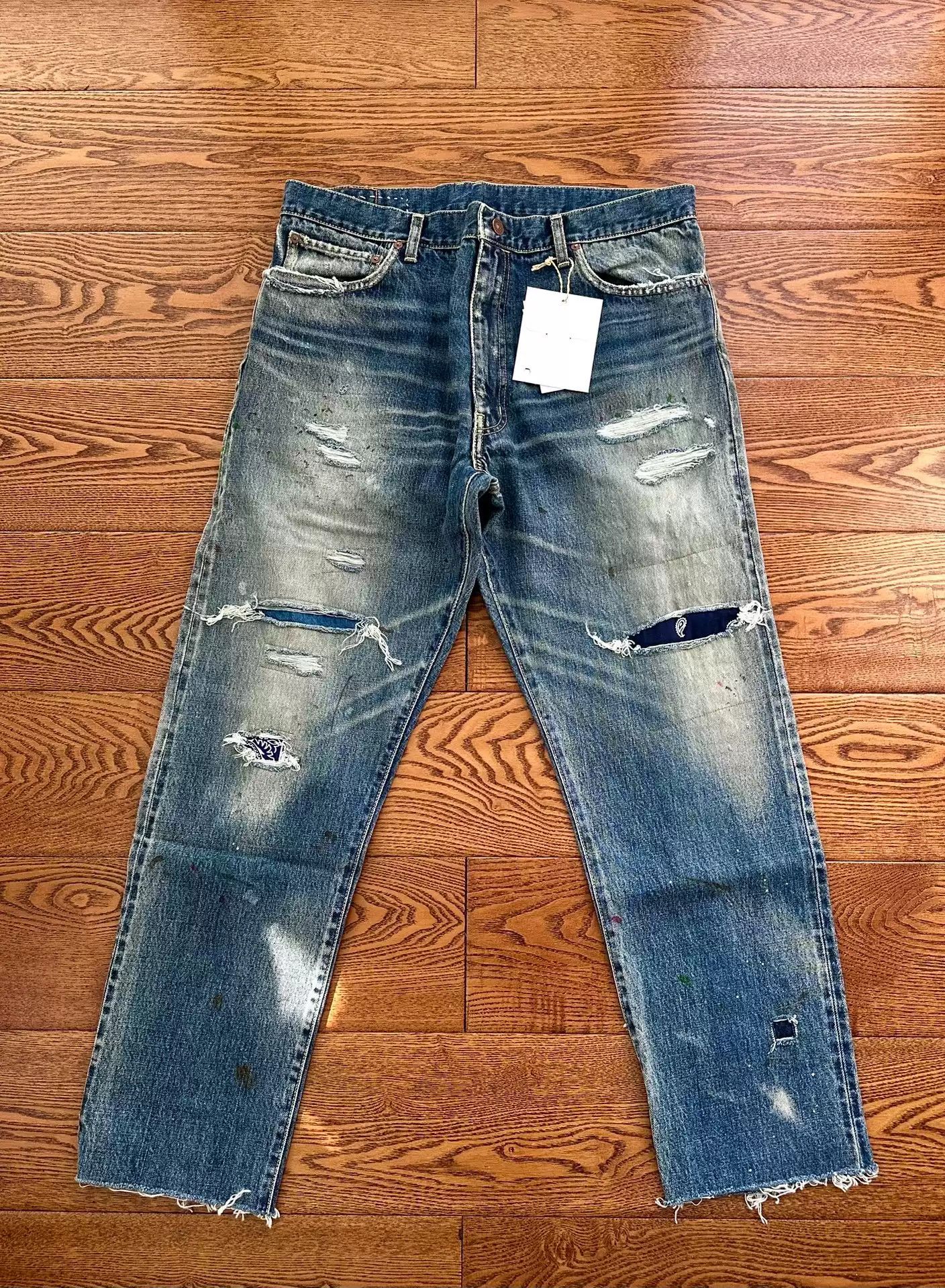 Visvim VISVIM aw JOURNEYMAN PANTS TACKED CRASH | Grailed