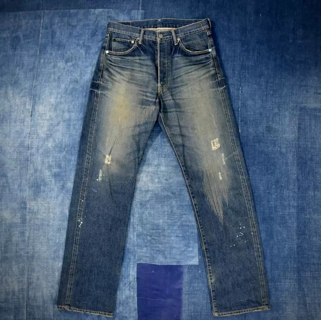 Visvim Visvim Fluxus Damaged D1 Denim | Grailed